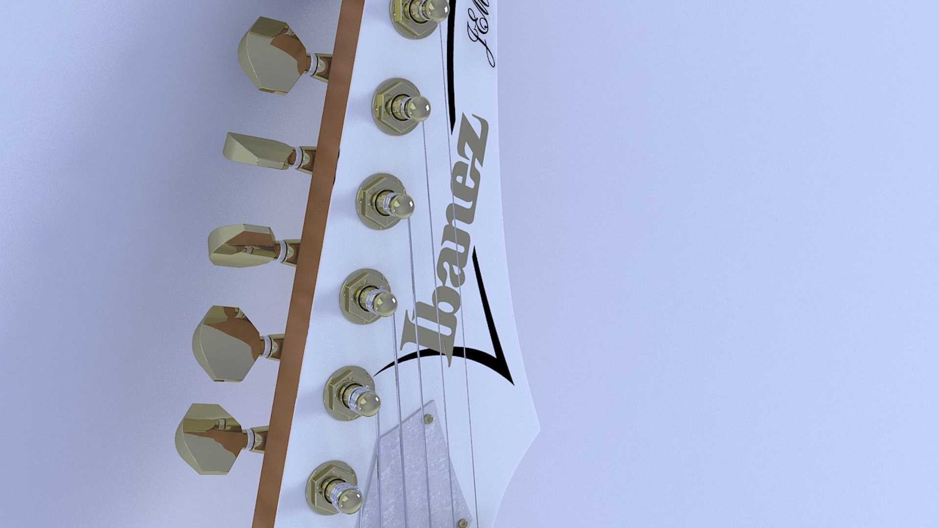 3d Model Guitar Ibanez Jem 7