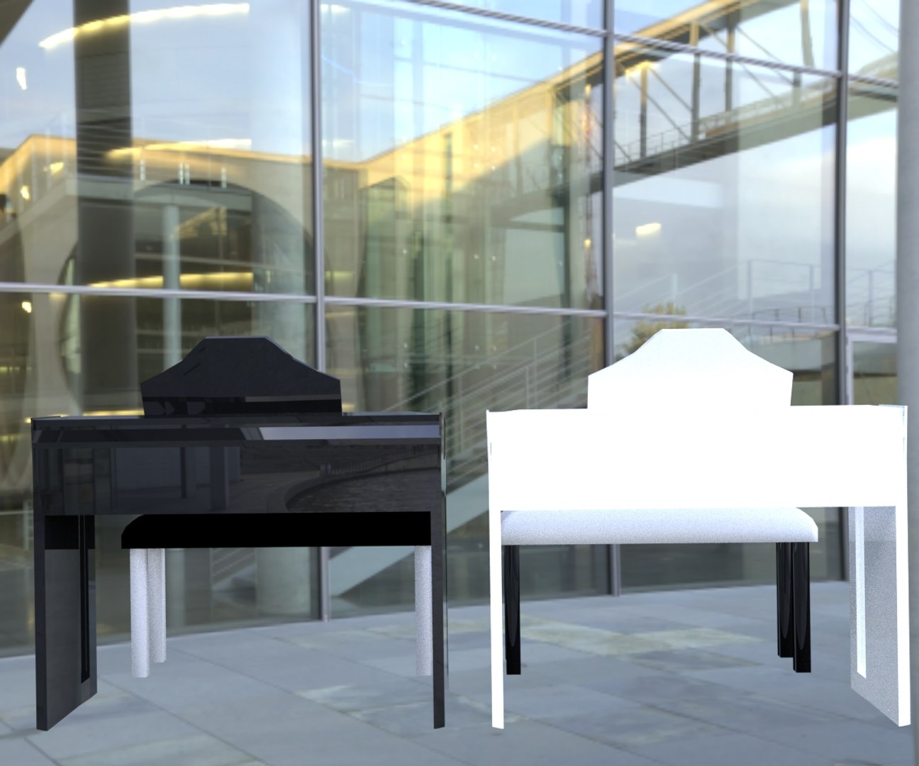 3D Blender Piano Model - TurboSquid 1387669