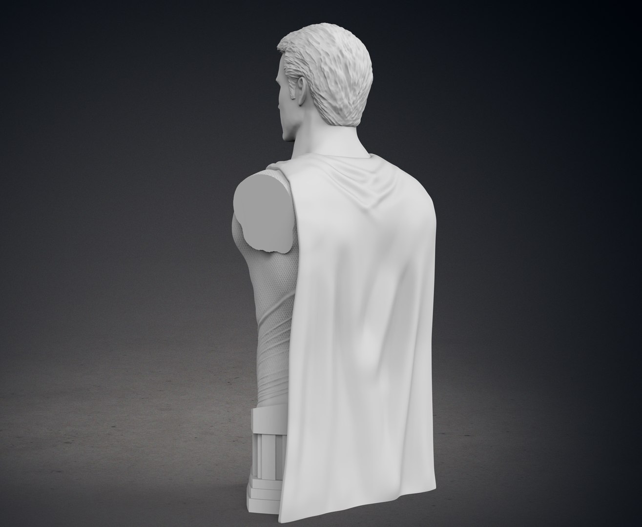 Superman - Man Of Steel Bust Model - TurboSquid 2226886