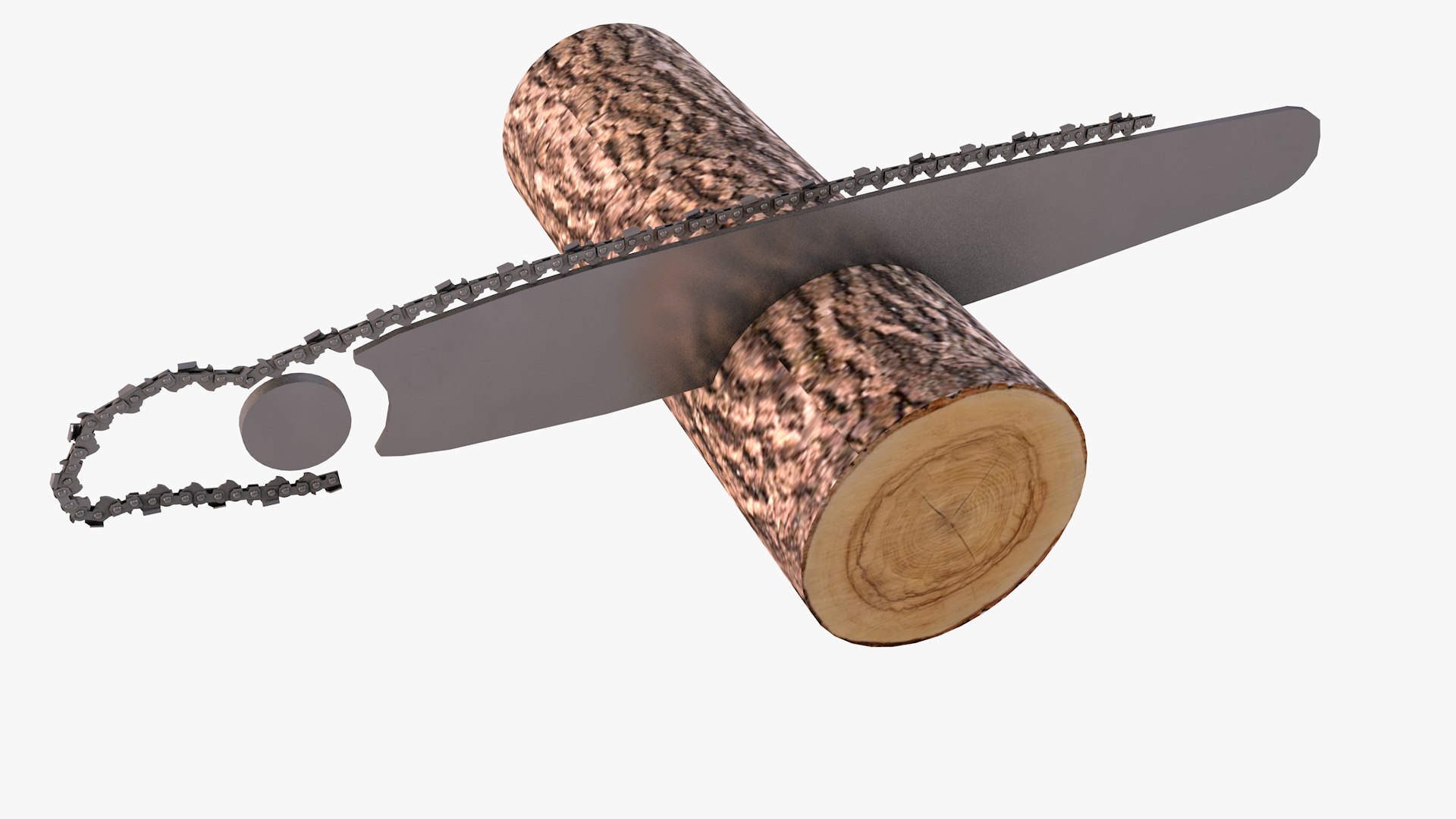 3D Chainsaw Shot Animated - TurboSquid 1957438