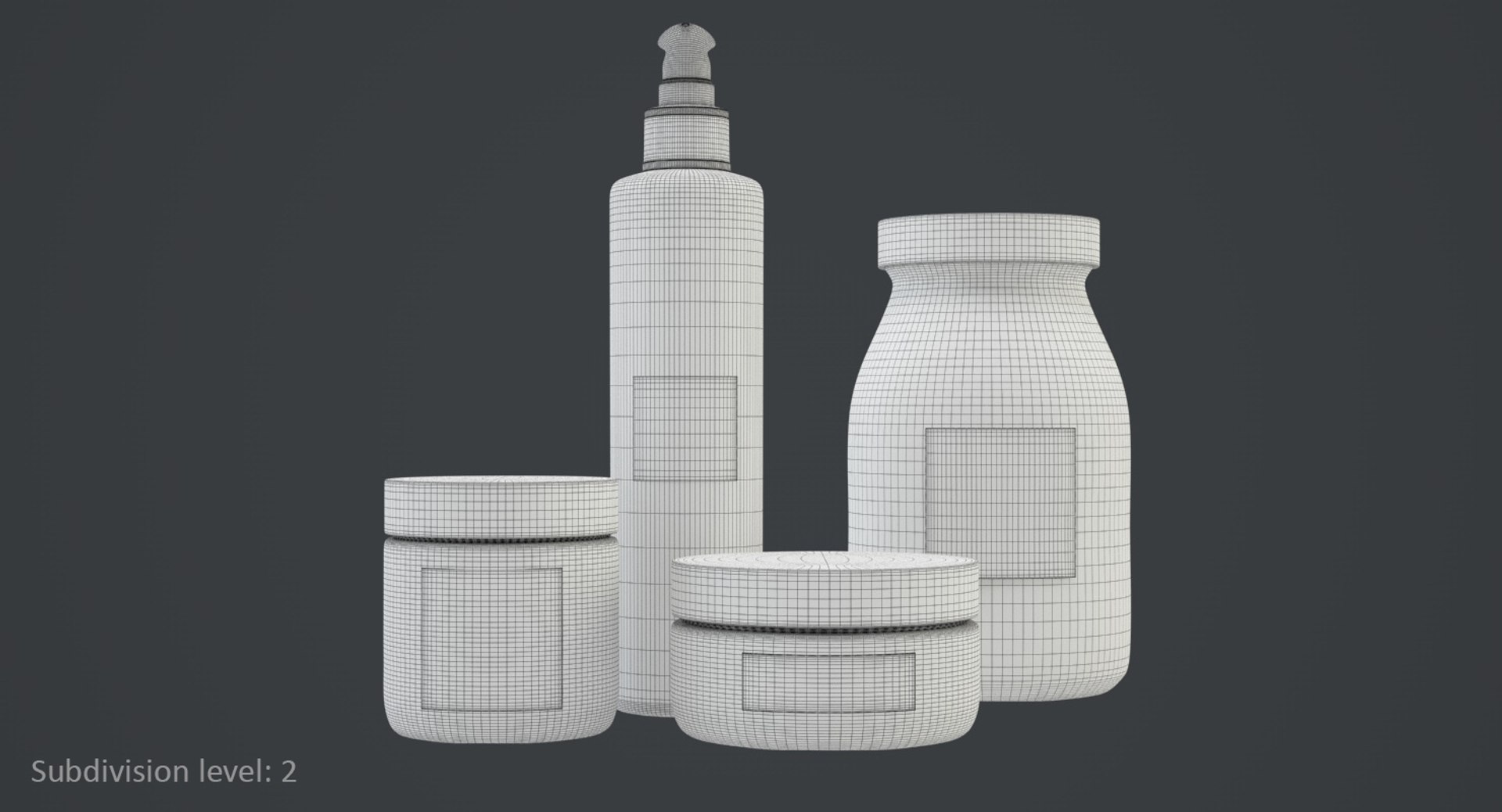 3D Cosmetics Settings Model - TurboSquid 1203965