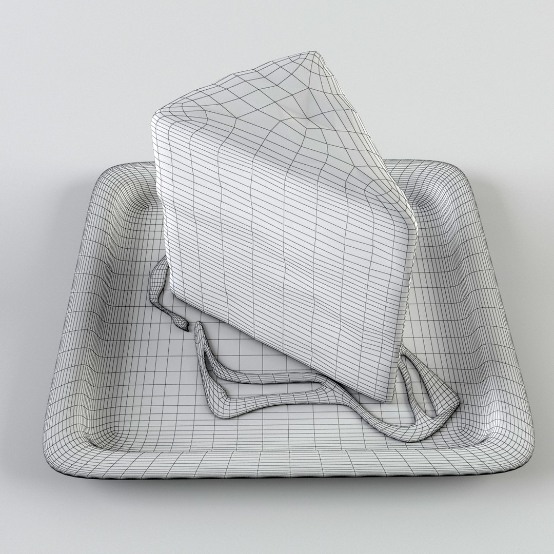 Slice Chocolate Cake 3d Model