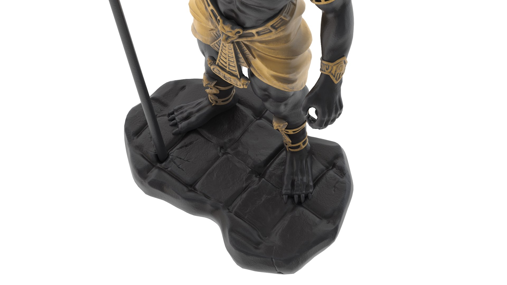 3D Jackal God Of The Egyptian - 3D Printable - TurboSquid 1778764