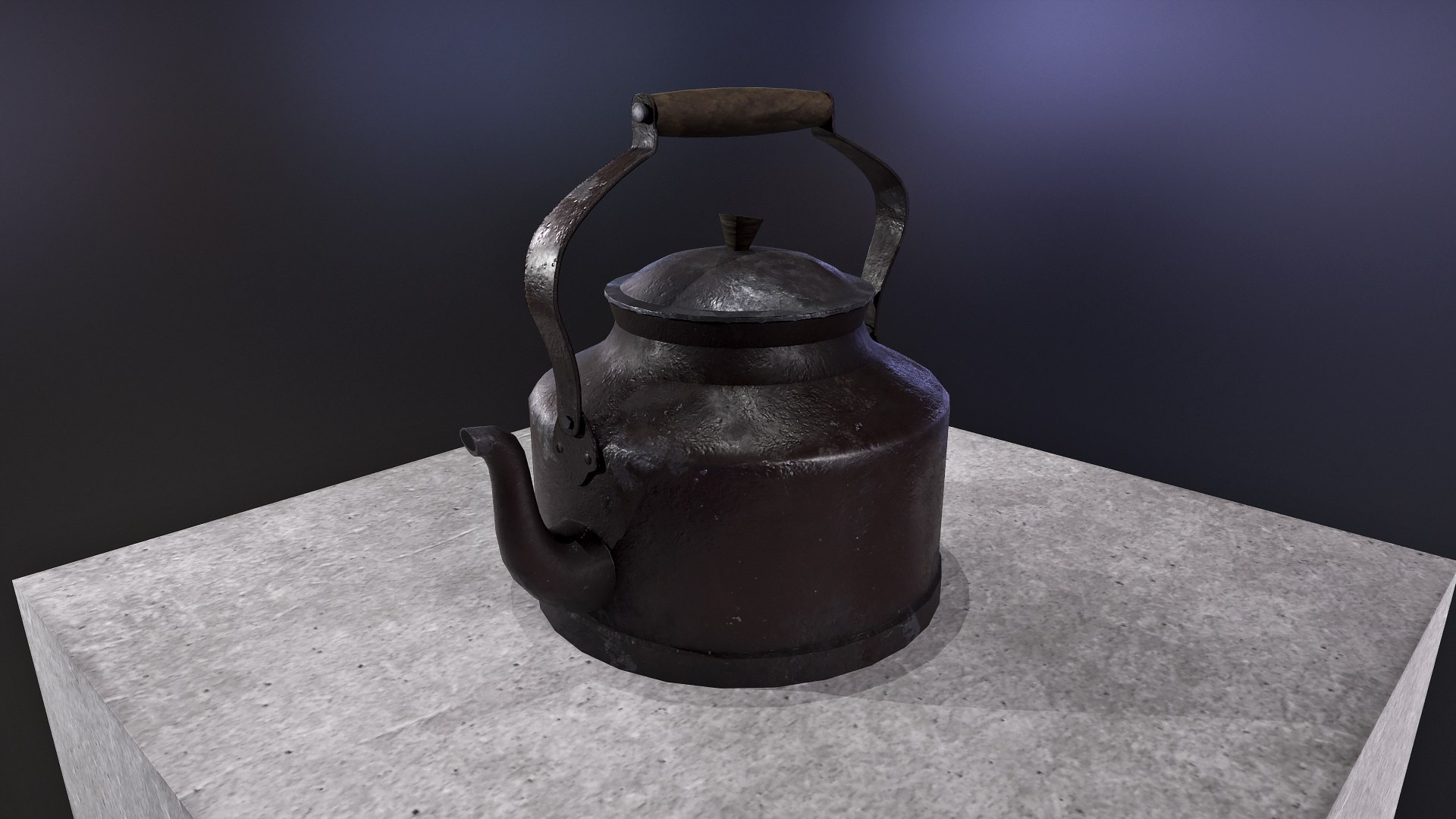 Old Teapot Model - TurboSquid 1769275