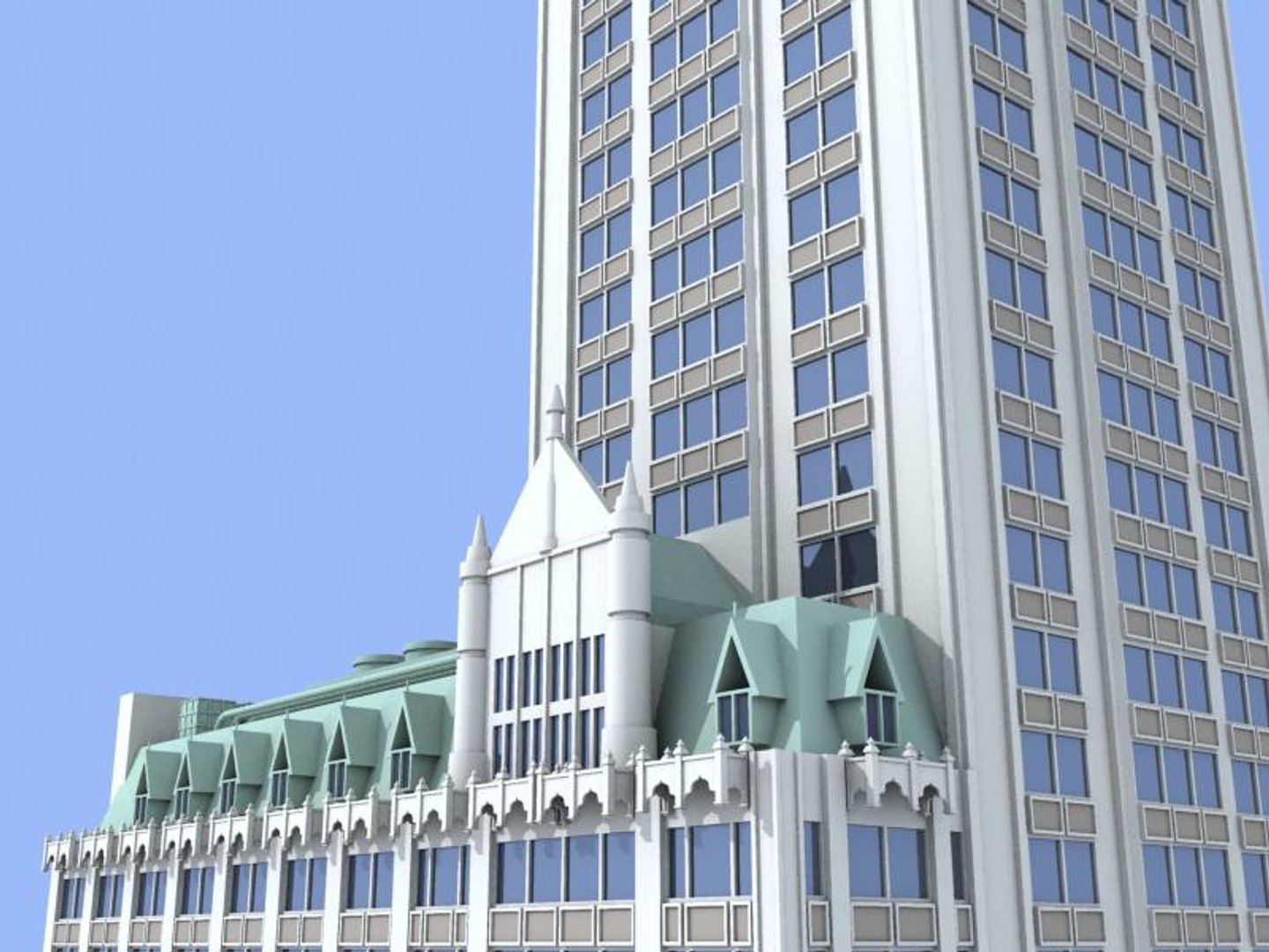 Woolworth Building Skyscrapers 3d Max