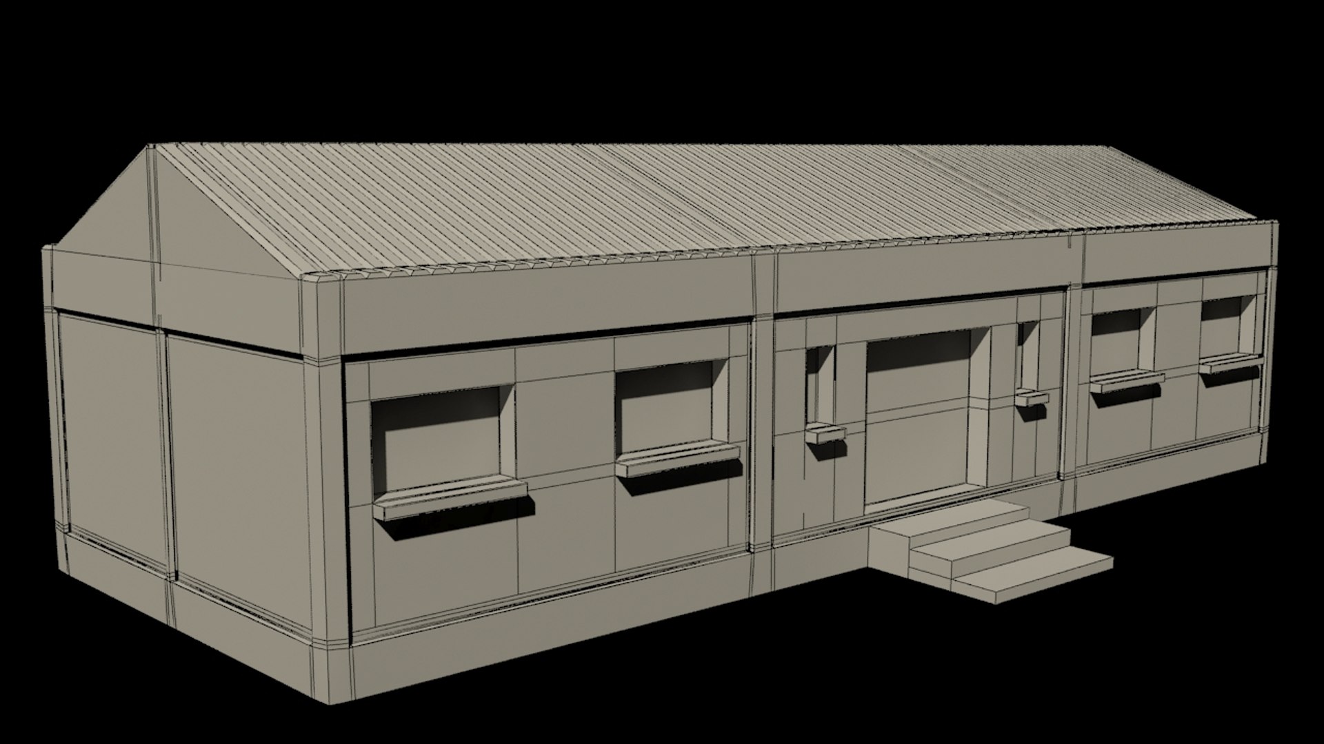 Military Base Building Model - TurboSquid 1354850