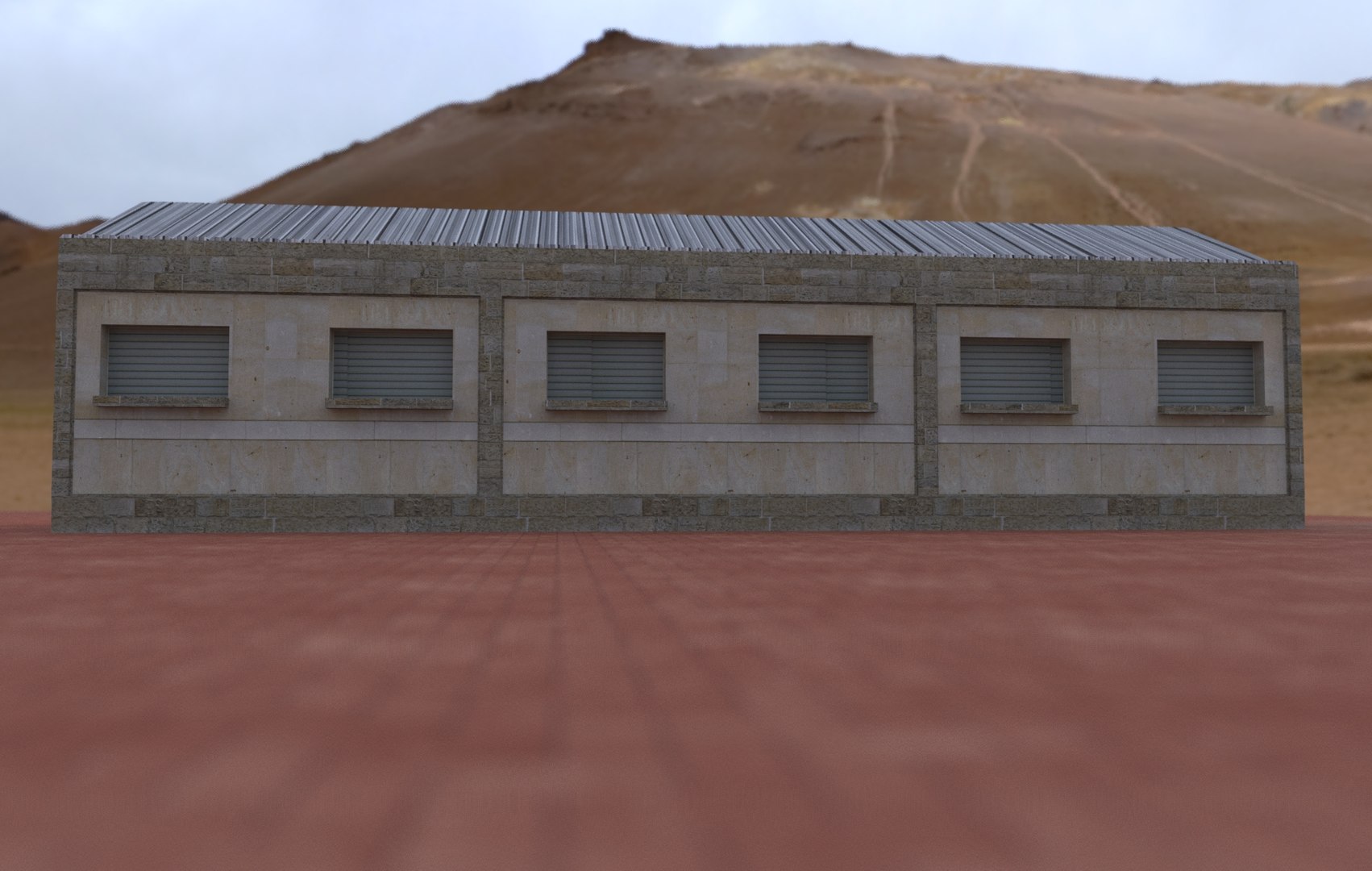 Military Base Building Model - TurboSquid 1354850