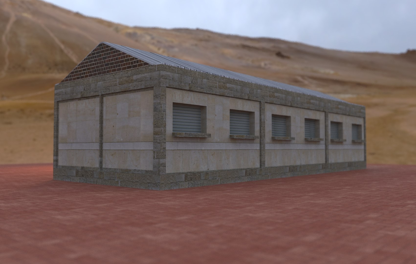 Military Base Building Model - TurboSquid 1354850