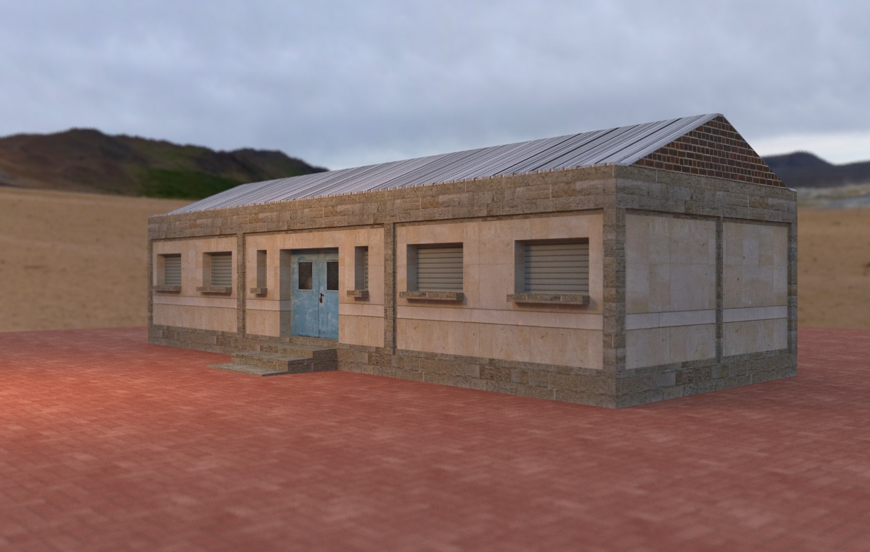 Military Base Building Model - TurboSquid 1354850