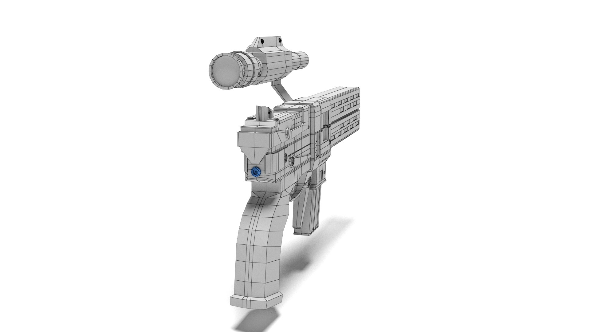 3d Model Borderlands 2 Gun