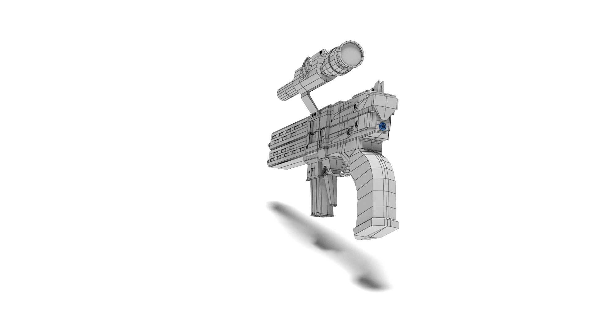 3d Model Borderlands 2 Gun