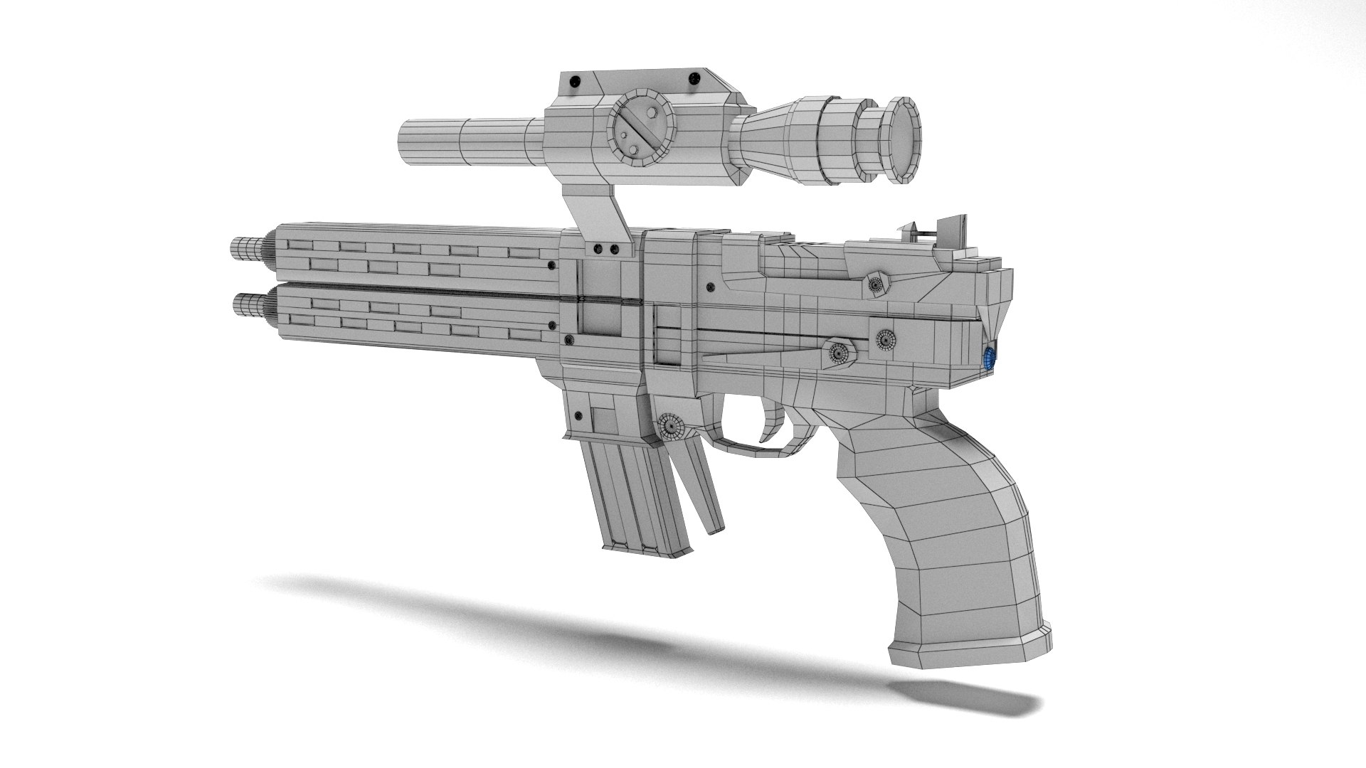 3d Model Borderlands 2 Gun