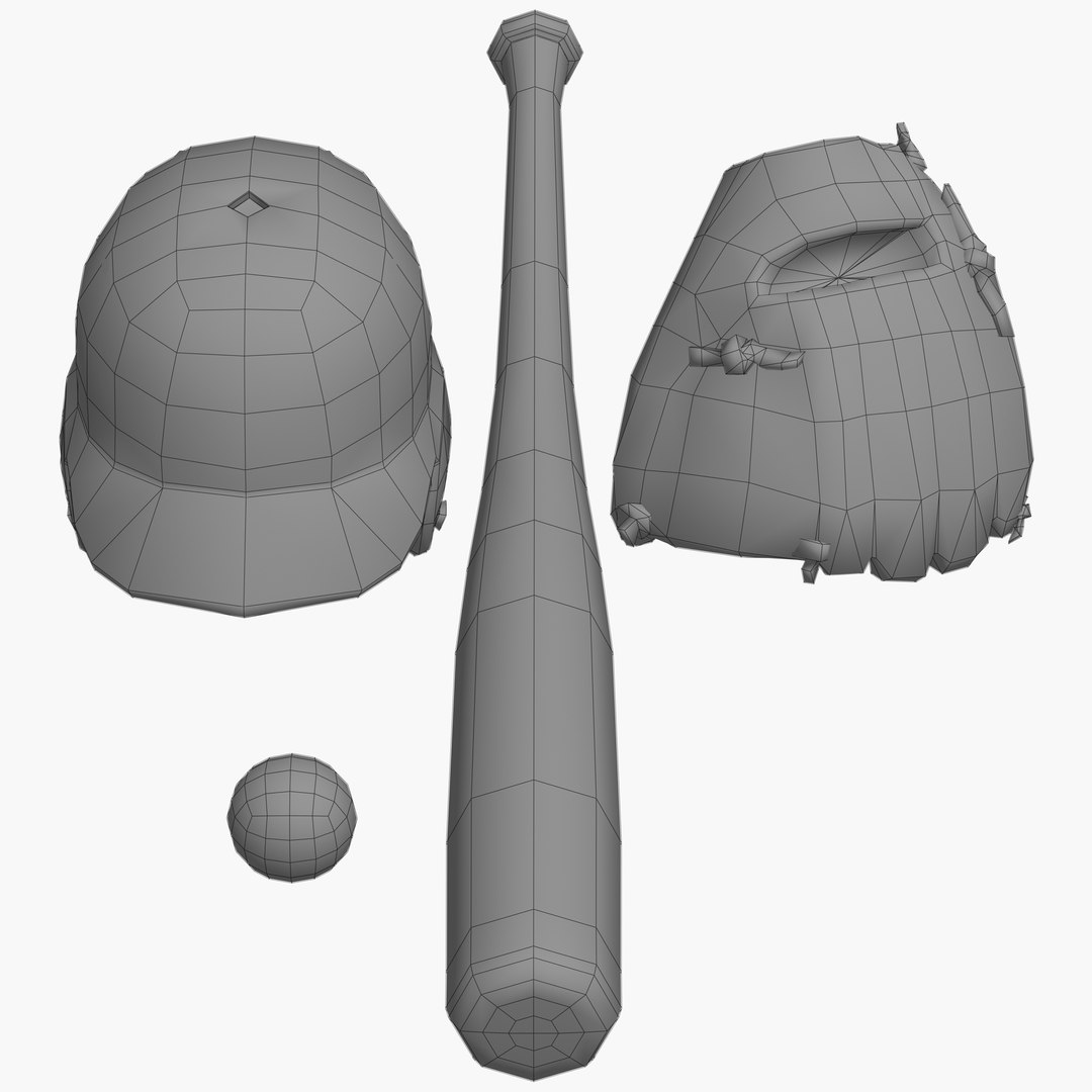 3d baseball equipment ball