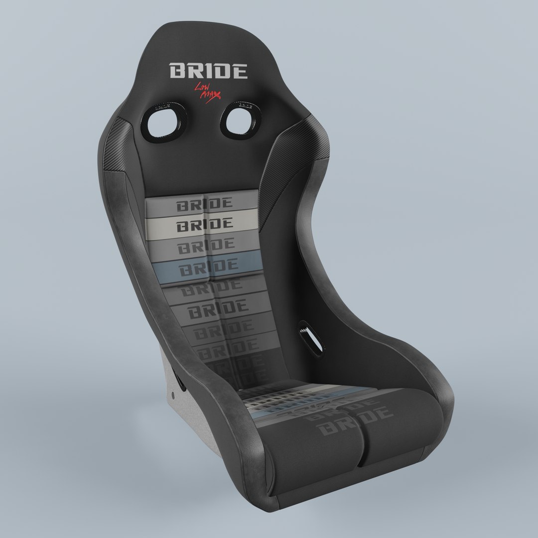 BRIDE ZIEG IV WIDE Gradation Logo Seat 3D Model - TurboSquid 1790045