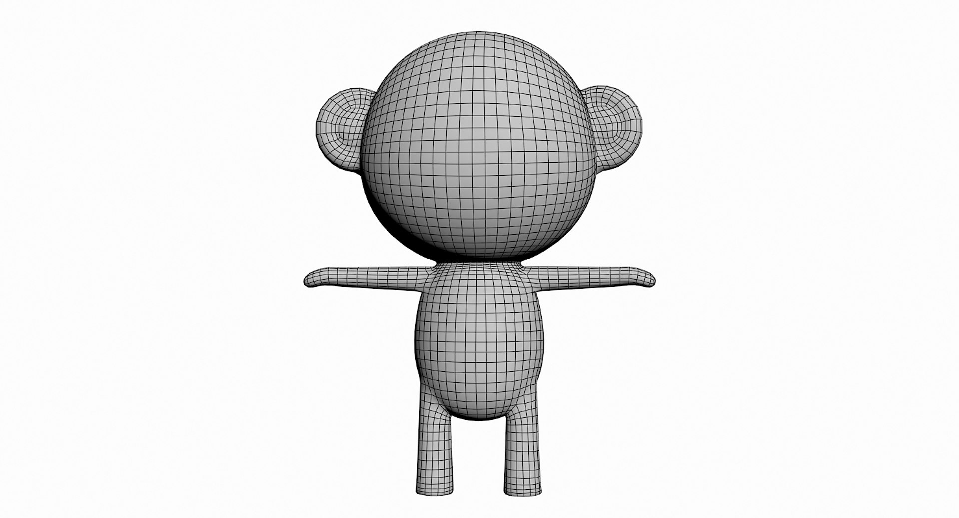 Cartoon Toon Monkey Model - TurboSquid 1399861