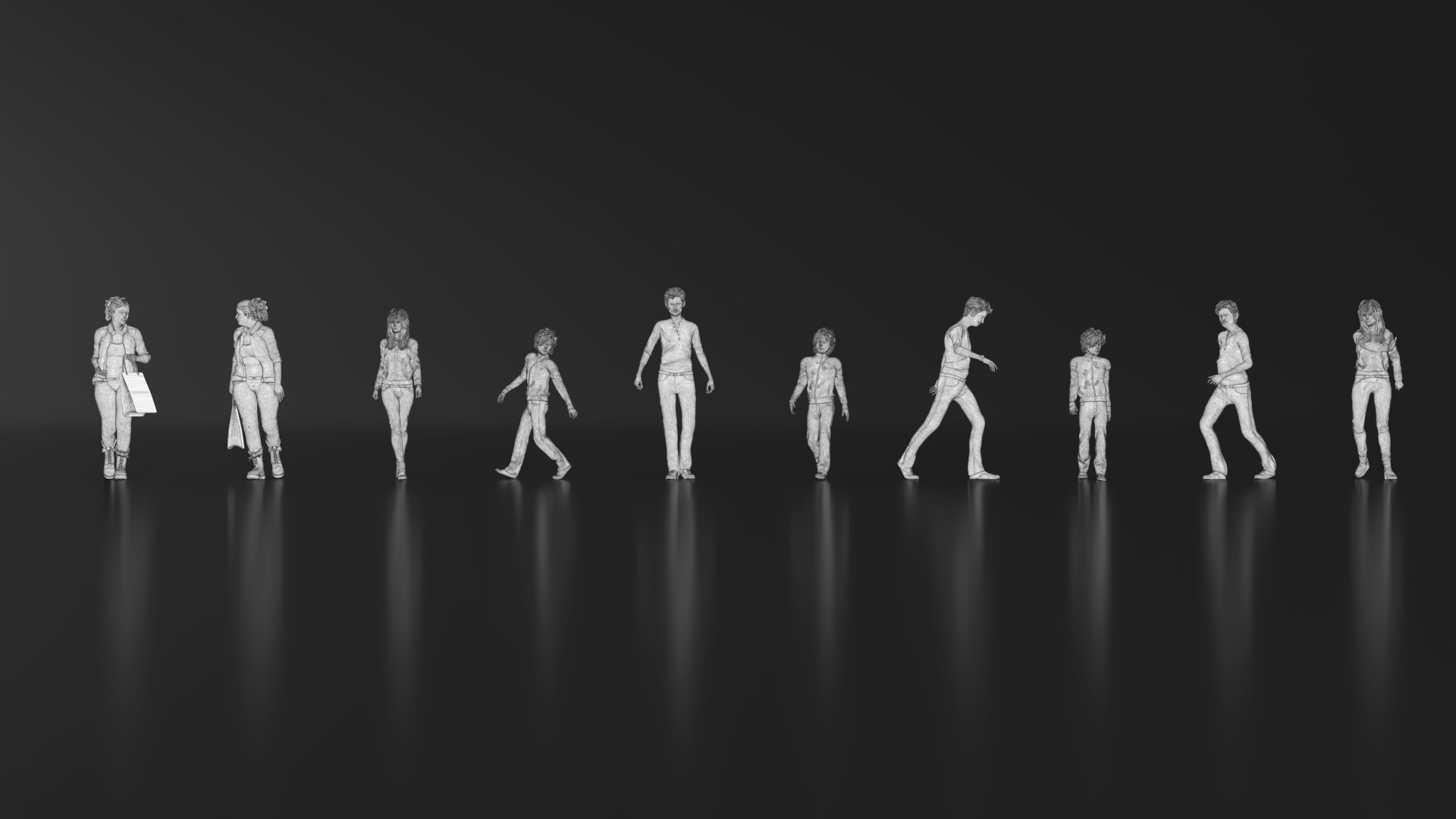 3D HD People 20 Walking Model - TurboSquid 2216084
