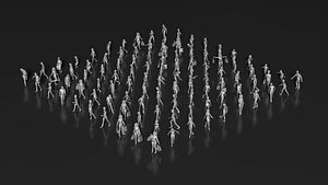 Free 3D Crowd Models - Available For Download On TurboSquid