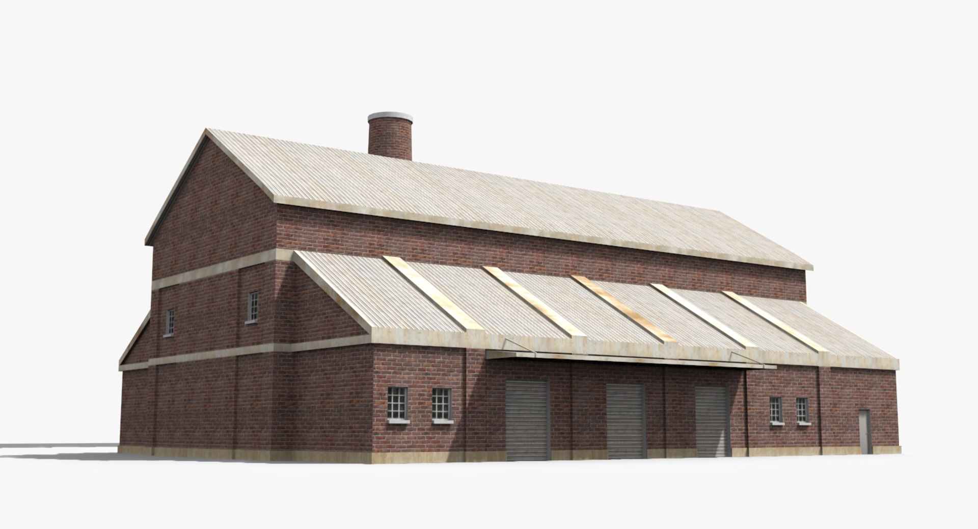 3D Ready Warehouse Factory Model - TurboSquid 1548277