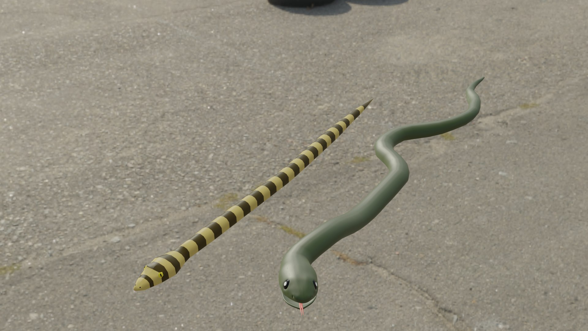 Snakes Model - TurboSquid 1804526