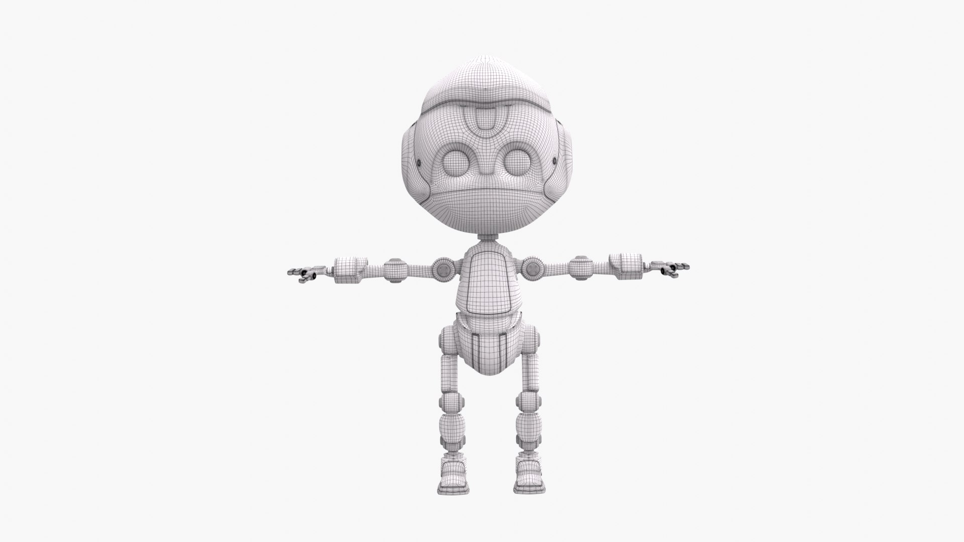 3D White Robot Model - TurboSquid 2272979