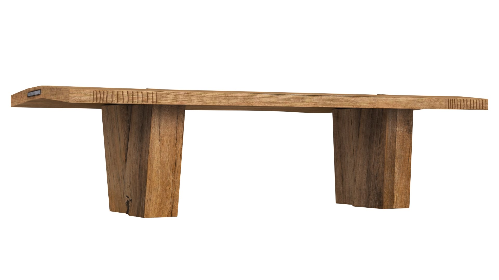 3D Sculpted Massive Dining Table V8 Model - TurboSquid 2291445