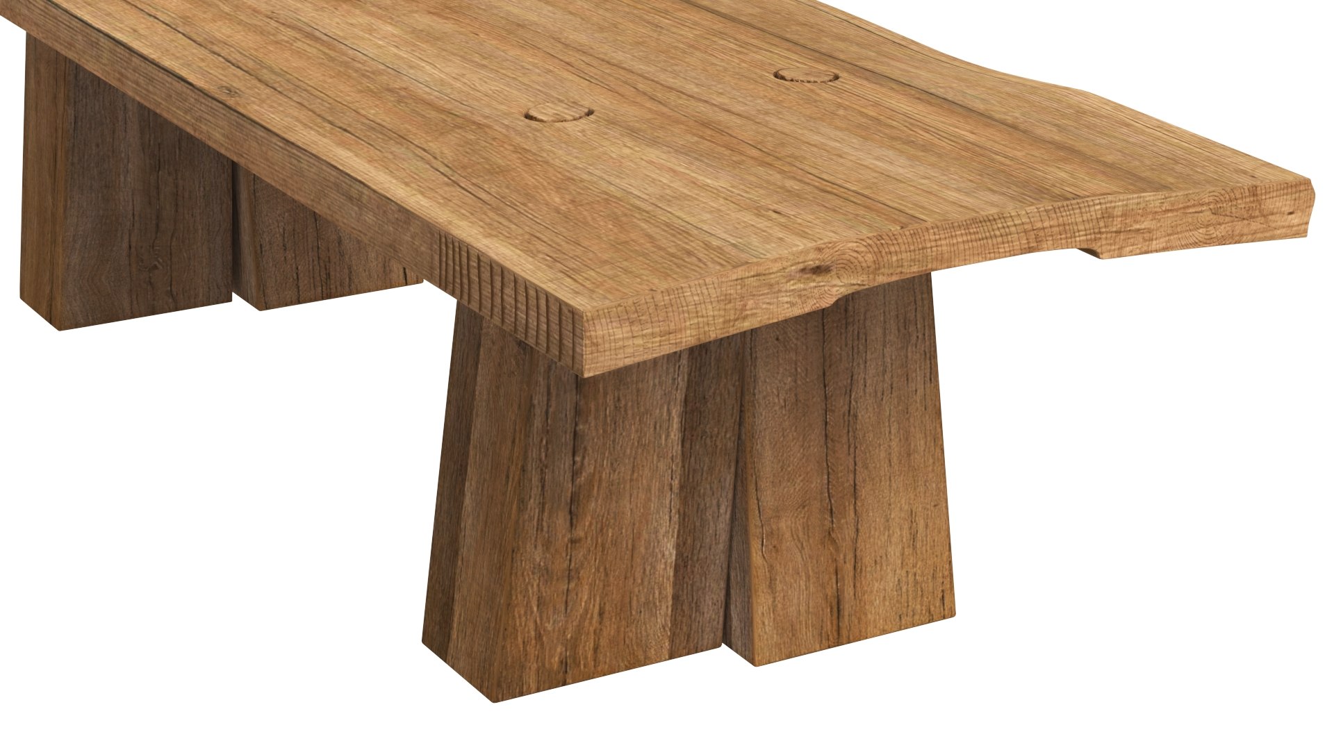 3D Sculpted Massive Dining Table V8 Model - TurboSquid 2291445