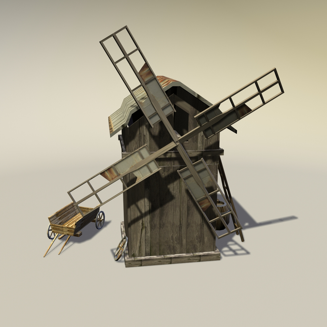 3d Model Wind Windmill
