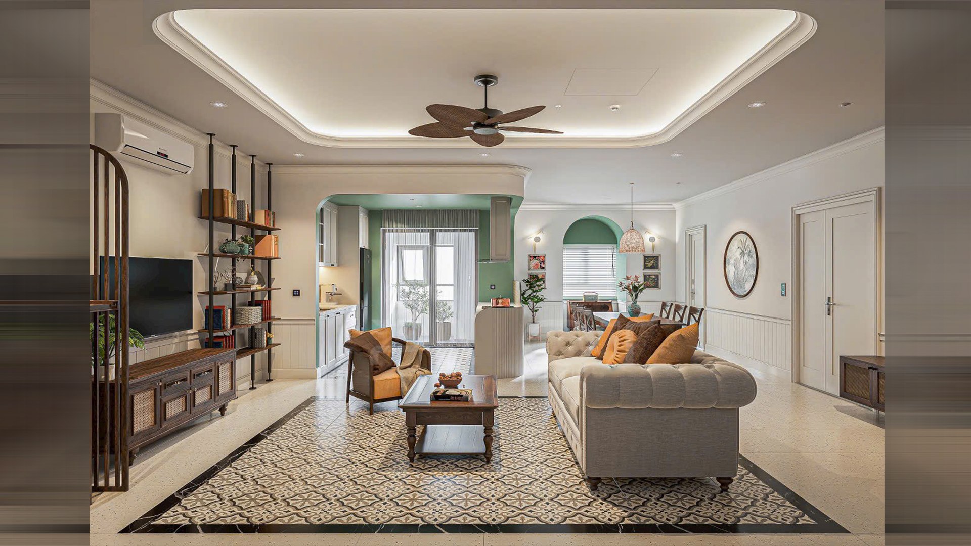 3D Apartment Sneech 04 - MAX FBX OBJ SKP Simlab Collada Blender Model ...