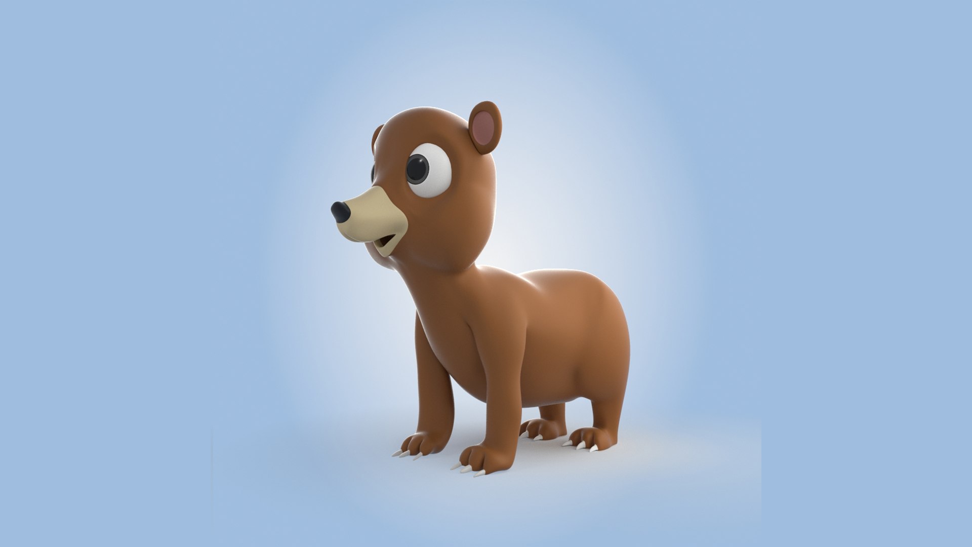 Cartoon Bear 3D Model - TurboSquid 2115242
