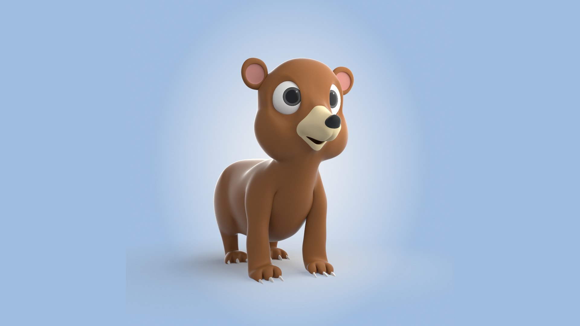 Cartoon Bear 3D Model - TurboSquid 2115242