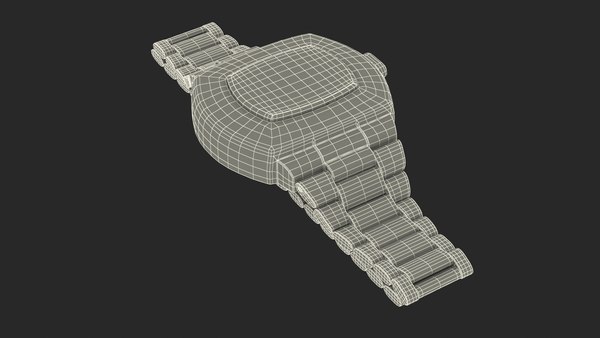 Hamilton PSR 1970 Wrist Watch Lying 3D - TurboSquid 1966516