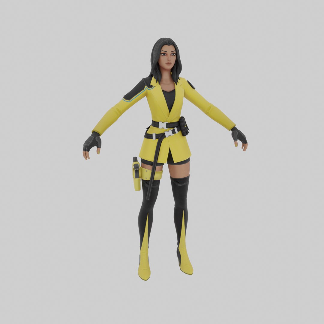 modelo 3d Fortnite - Yellow Jacket - TurboSquid 2018599