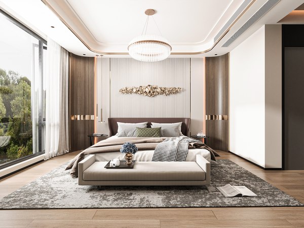 modelo 3d Dormitorio moderno - TurboSquid 2416814