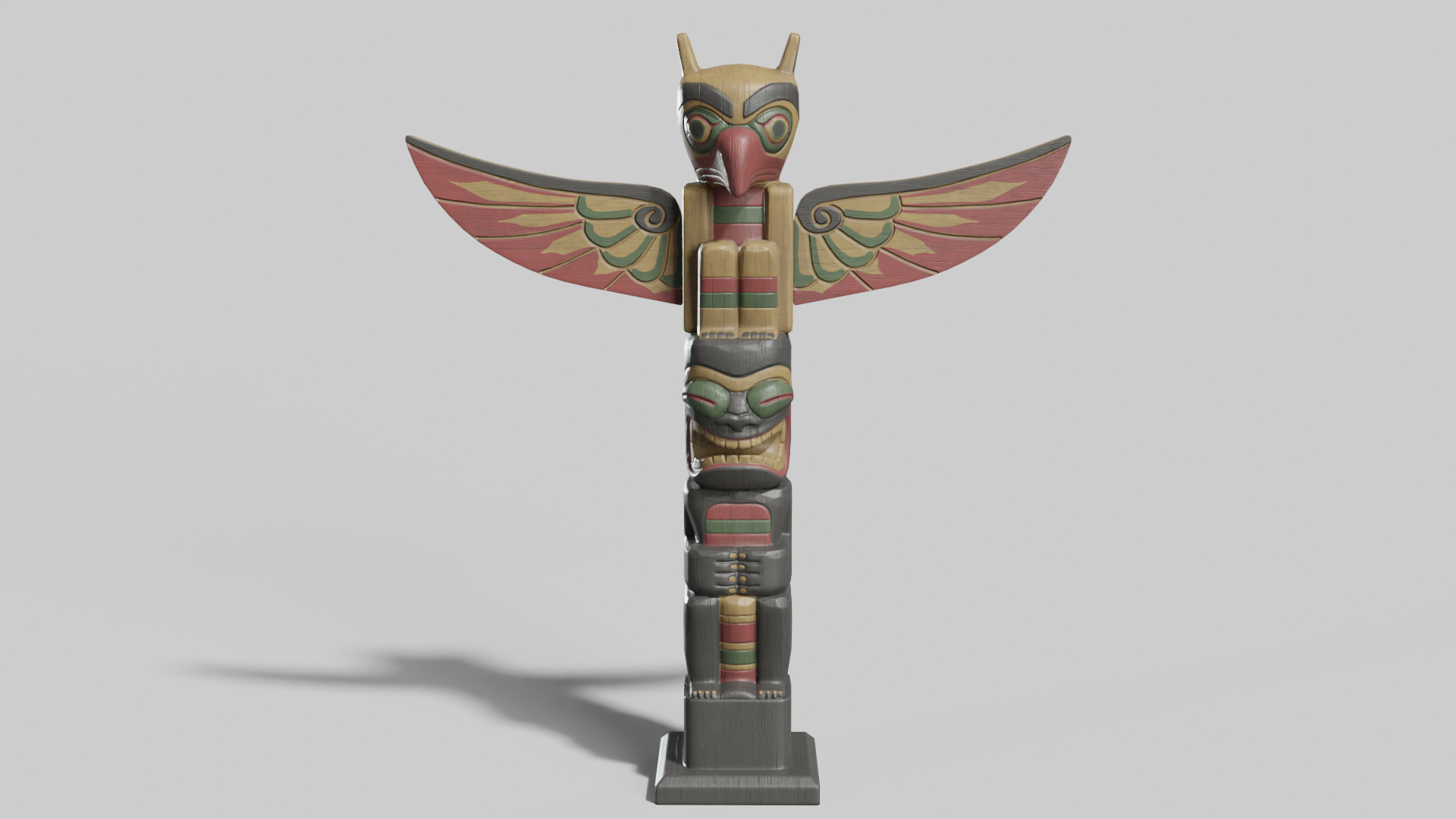 Totem Pole 3D - TurboSquid 2308680