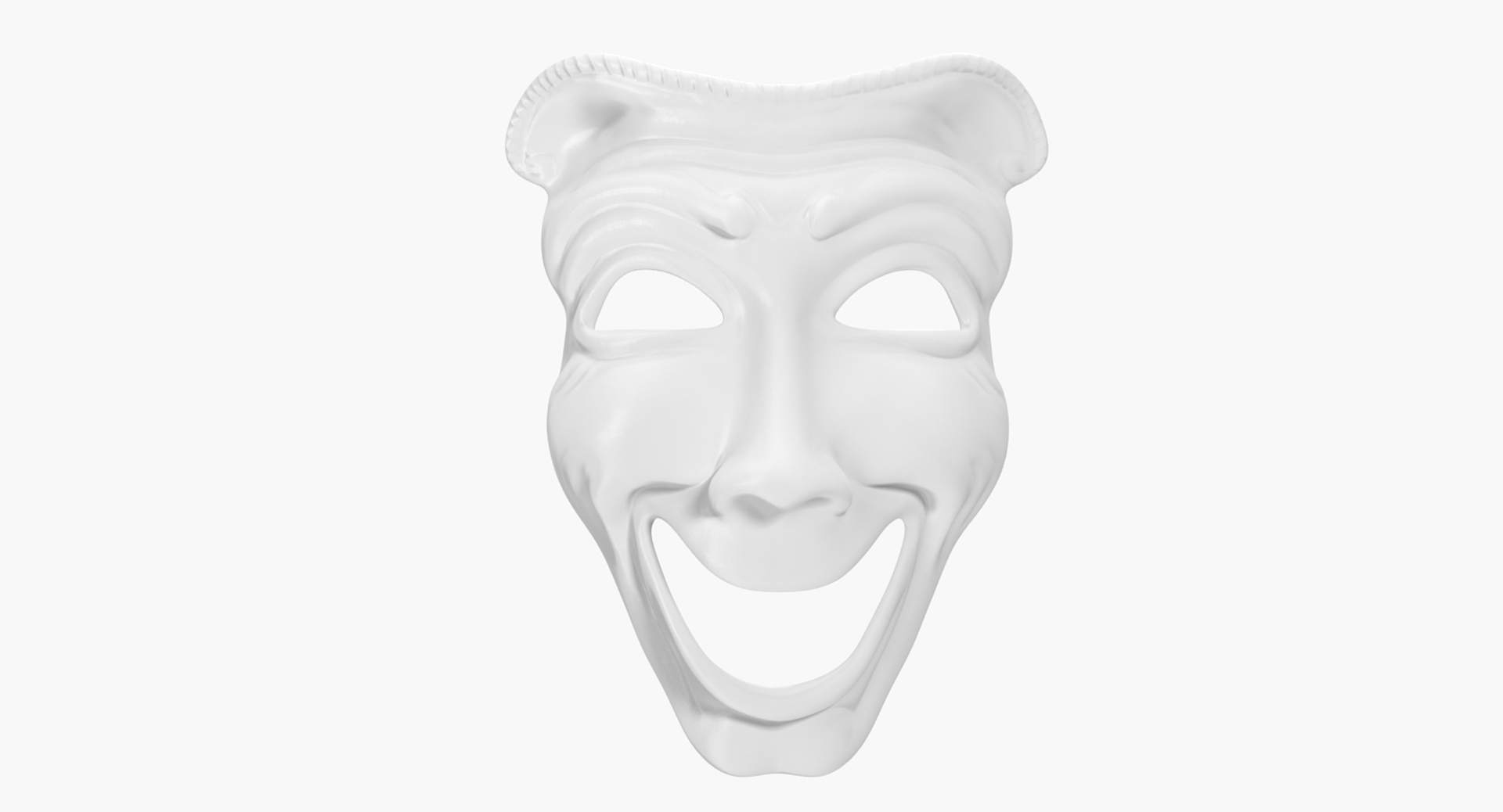 Comedy Theatre Mask Model - TurboSquid 1292010