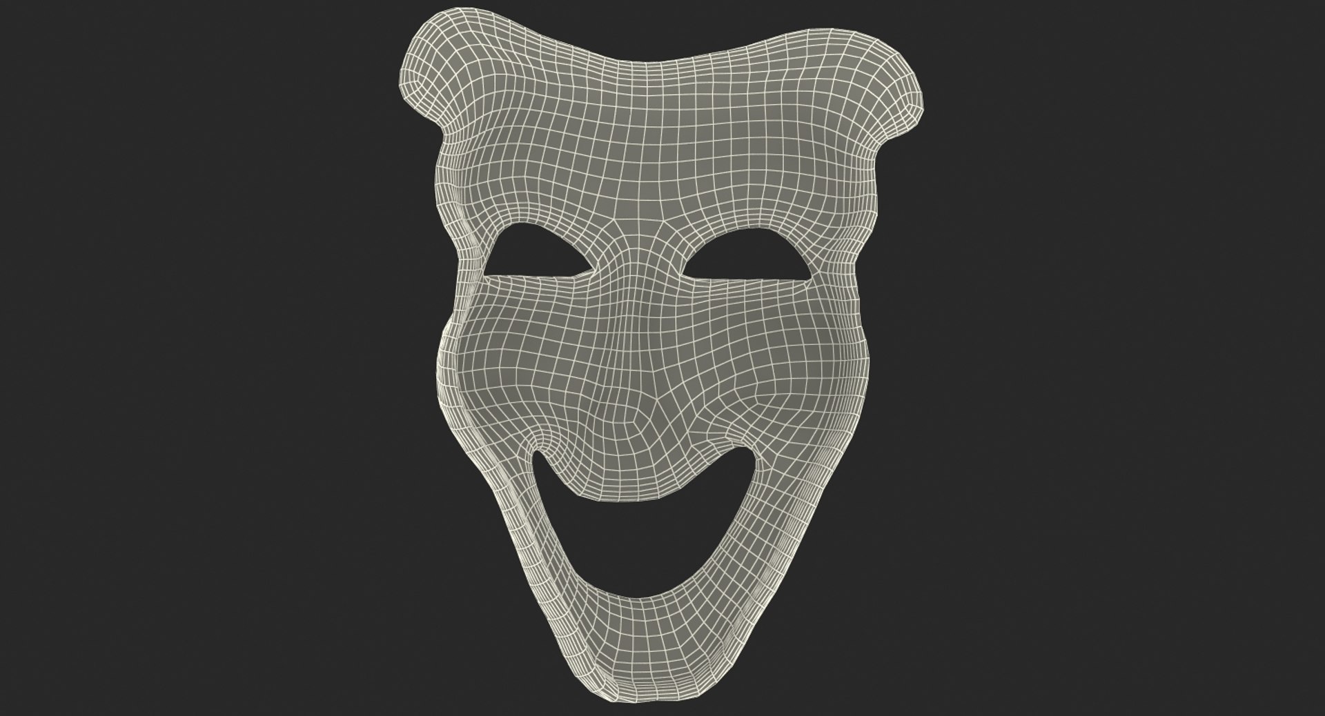Comedy Theatre Mask Model - TurboSquid 1292010