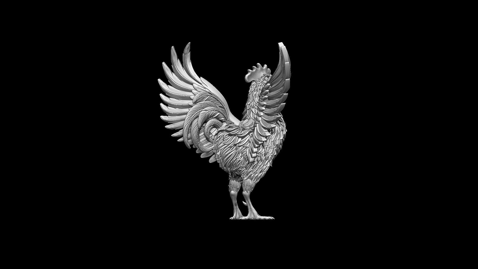 3D Rooster Bird Model - TurboSquid 2407727