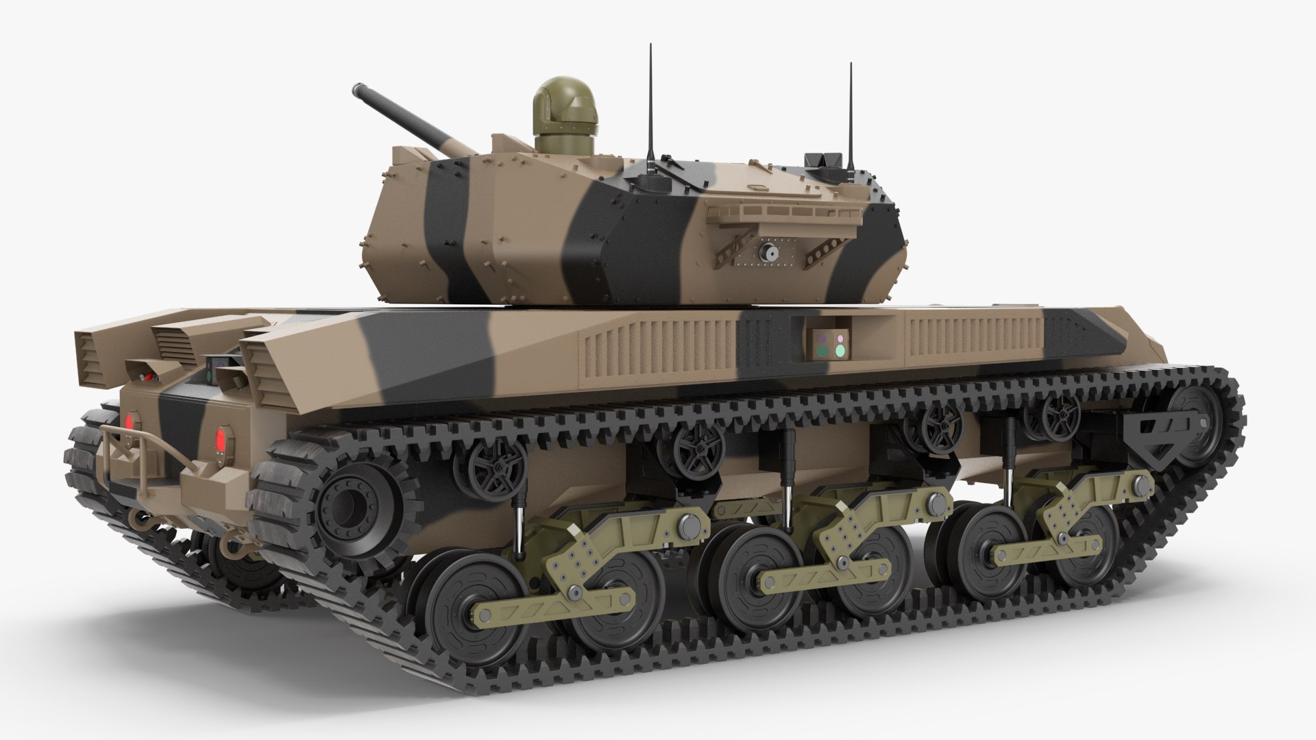 3D Robotic Electric Tank Camo Rigged Model - TurboSquid 1787344