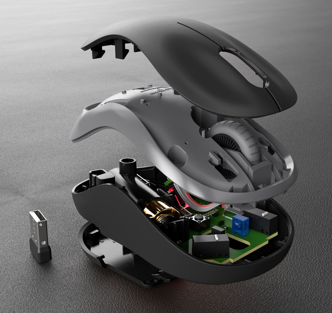 Mouse Logitech M185 Model - TurboSquid 2414582