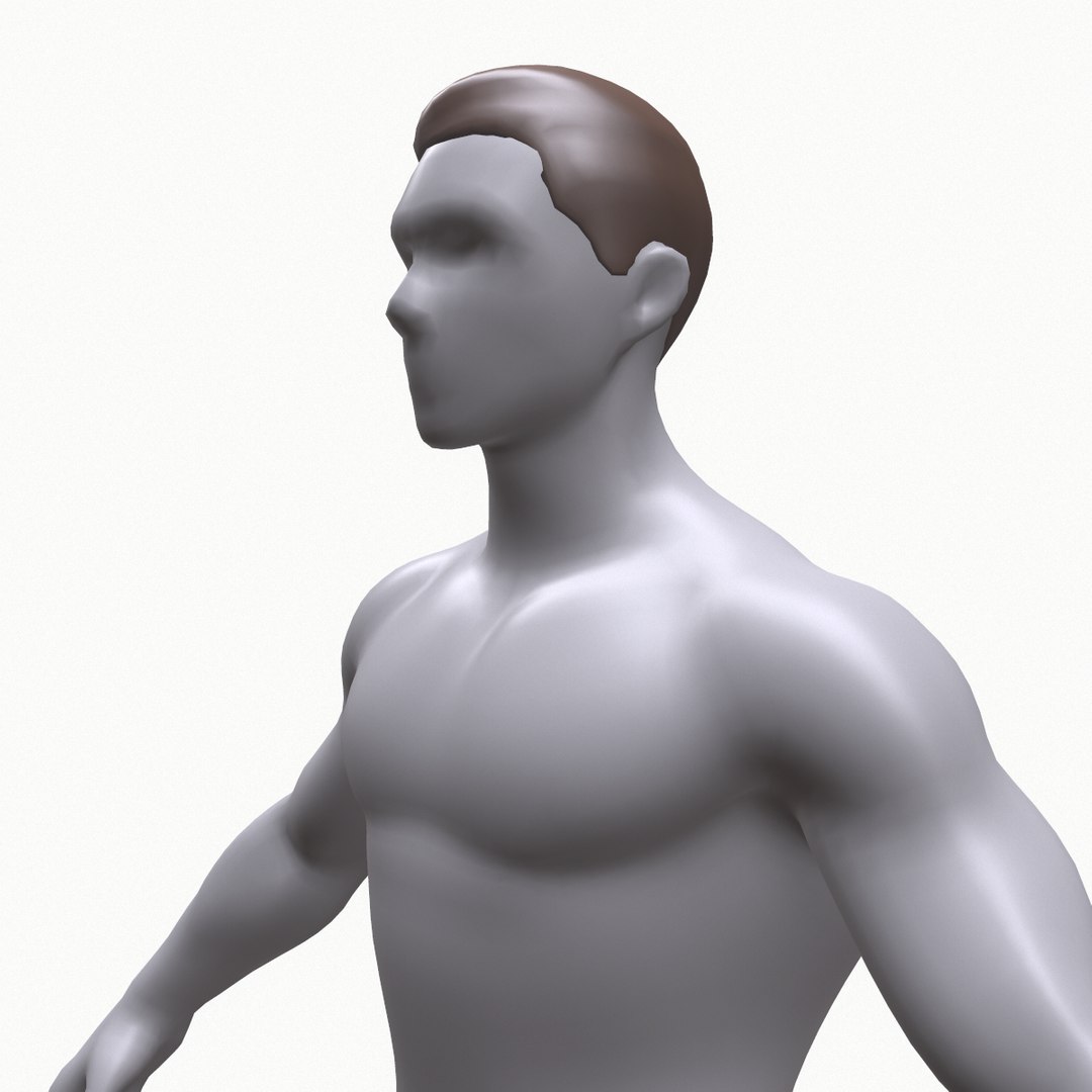 3D Base Mesh Man - TurboSquid 1403059