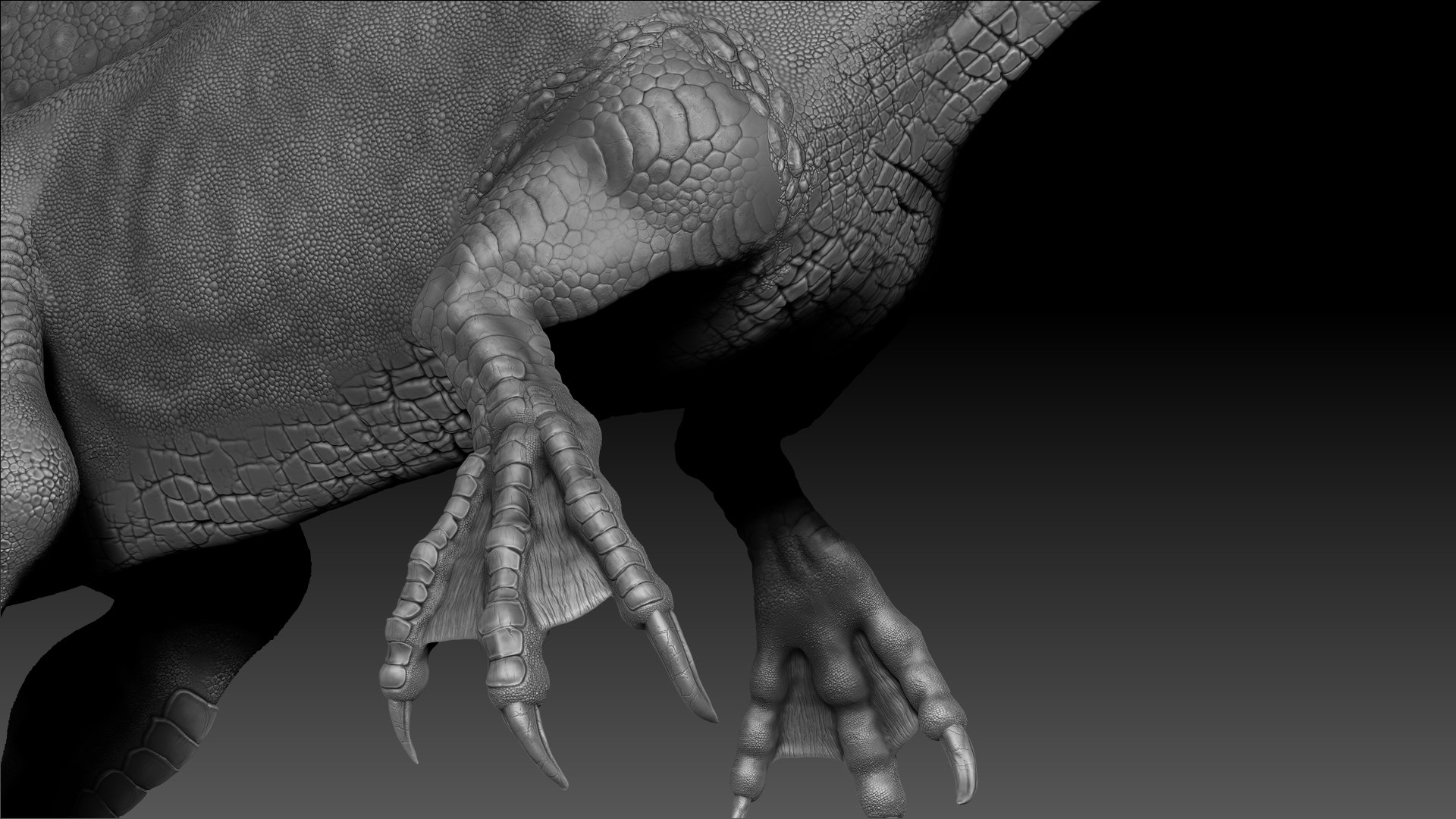 3D Model Spinosaurus Sculpt Project - TurboSquid 1957262