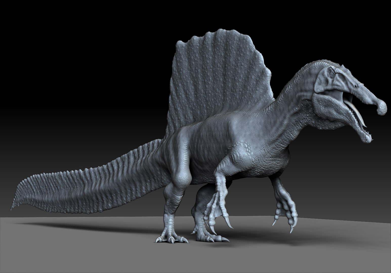 3D Model Spinosaurus Sculpt Project - TurboSquid 1957262