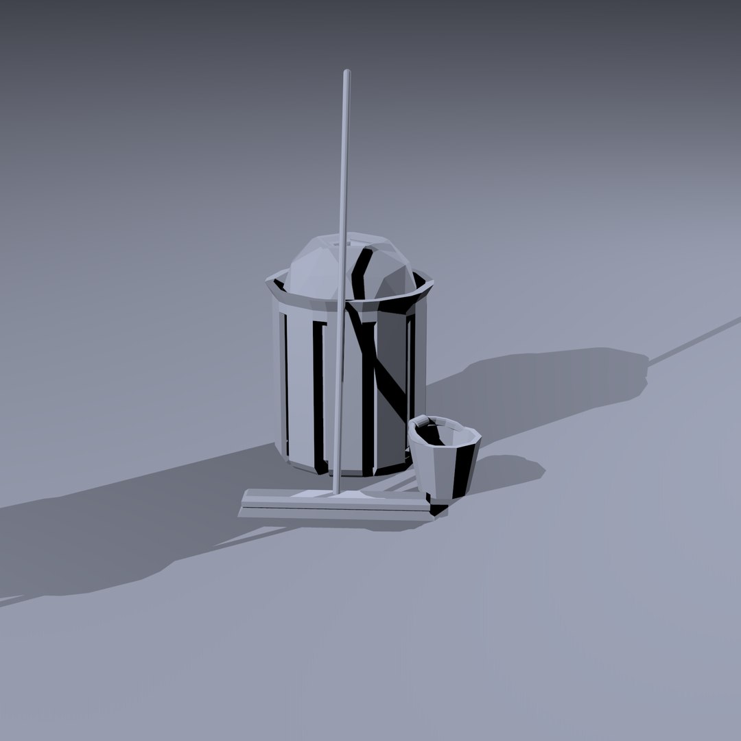Free Cleaning Equipment 3D Model - TurboSquid 1693554