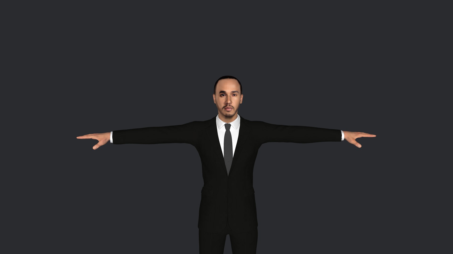 Lewis Hamilton Hyper Realistic Full Body Fully Rigged 3D Character 3D ...