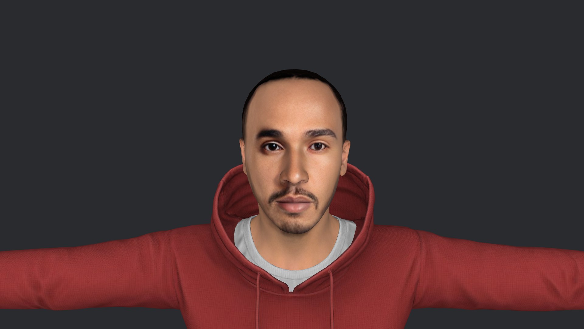 Lewis Hamilton Hyper Realistic Full Body Fully Rigged 3D Character 3D ...