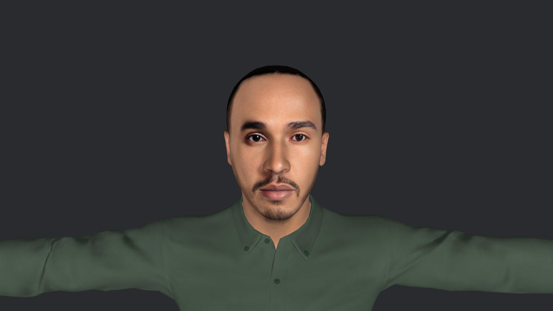 Lewis Hamilton Hyper Realistic Full Body Fully Rigged 3D Character 3D ...