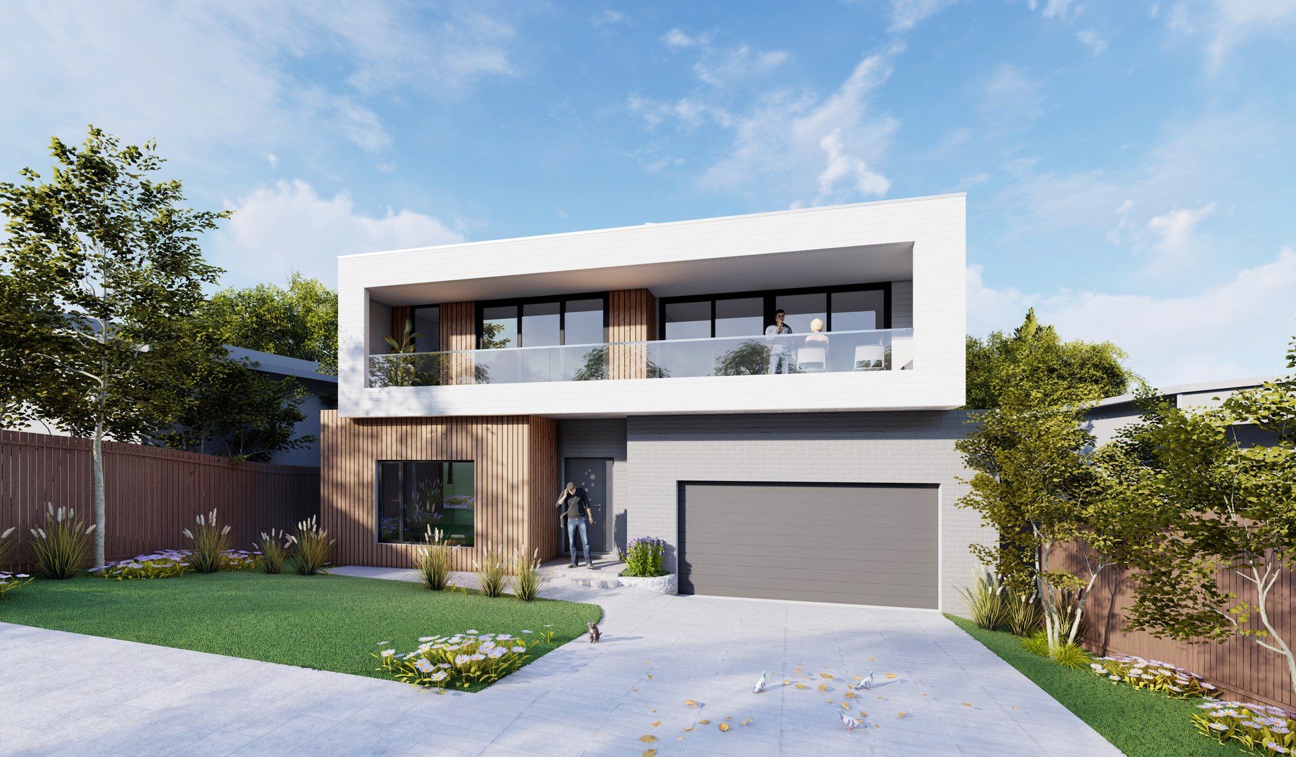 3D Revit Project - Parapet House - TurboSquid 2277289