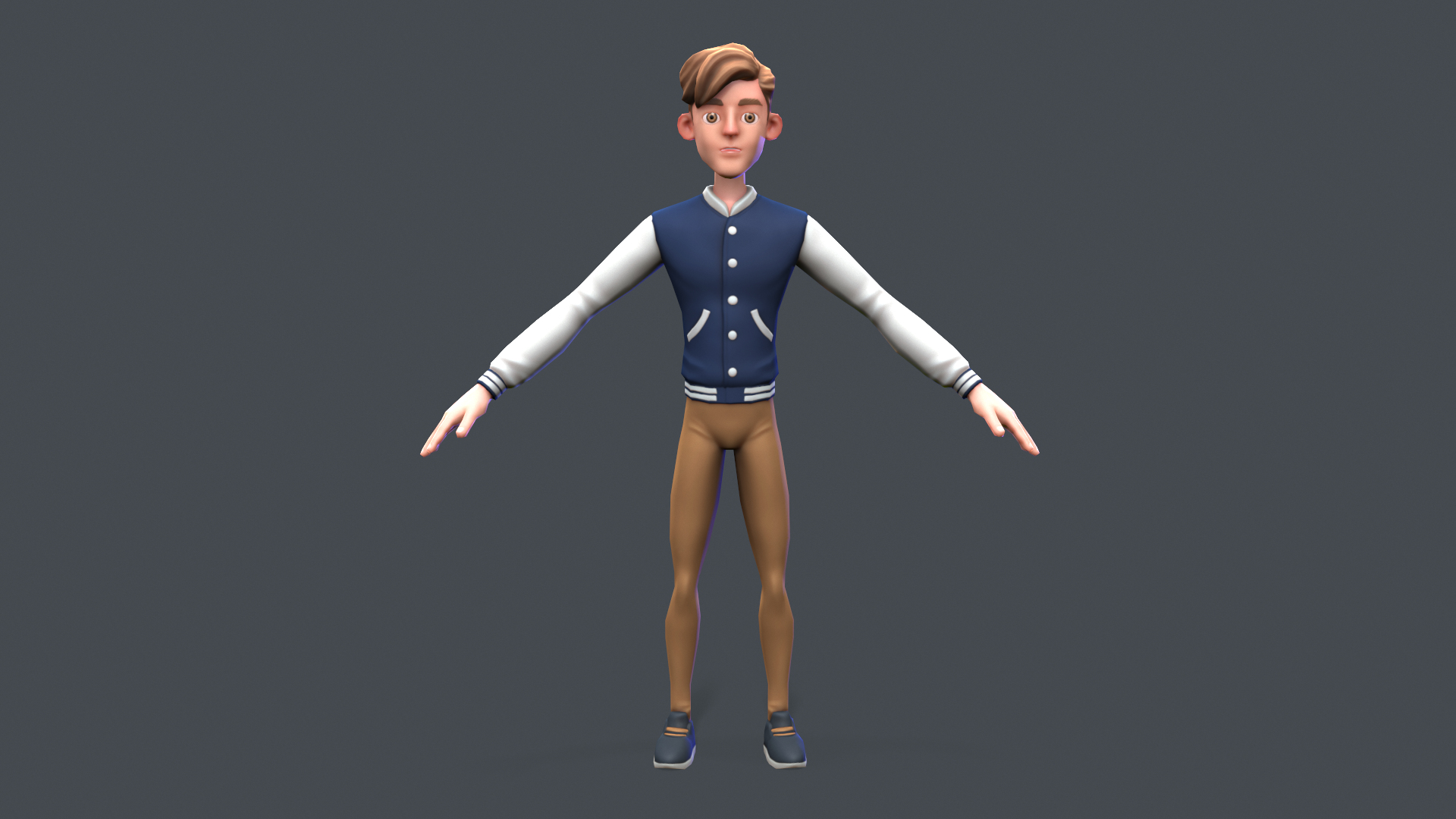 3D Stylized Student Model - TurboSquid 1874250