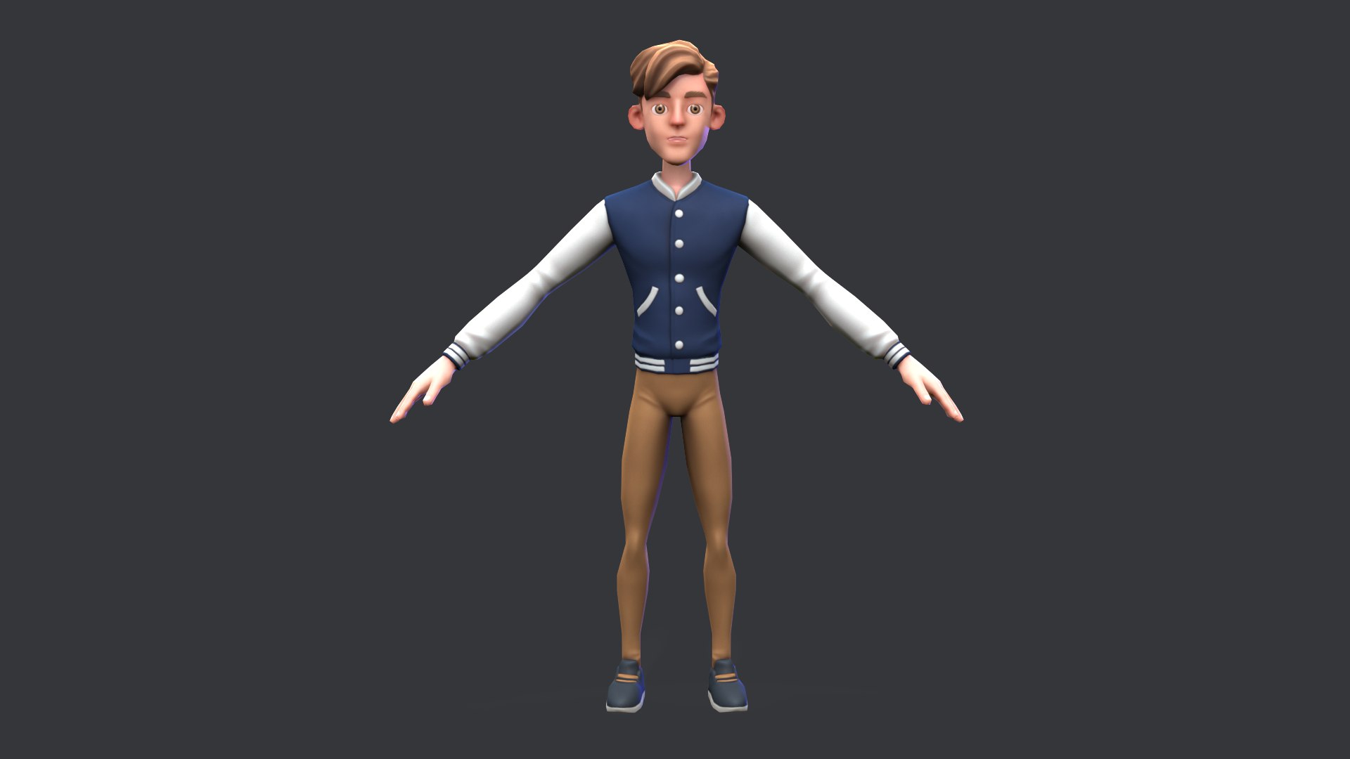 3D Stylized Student Model - TurboSquid 1874250