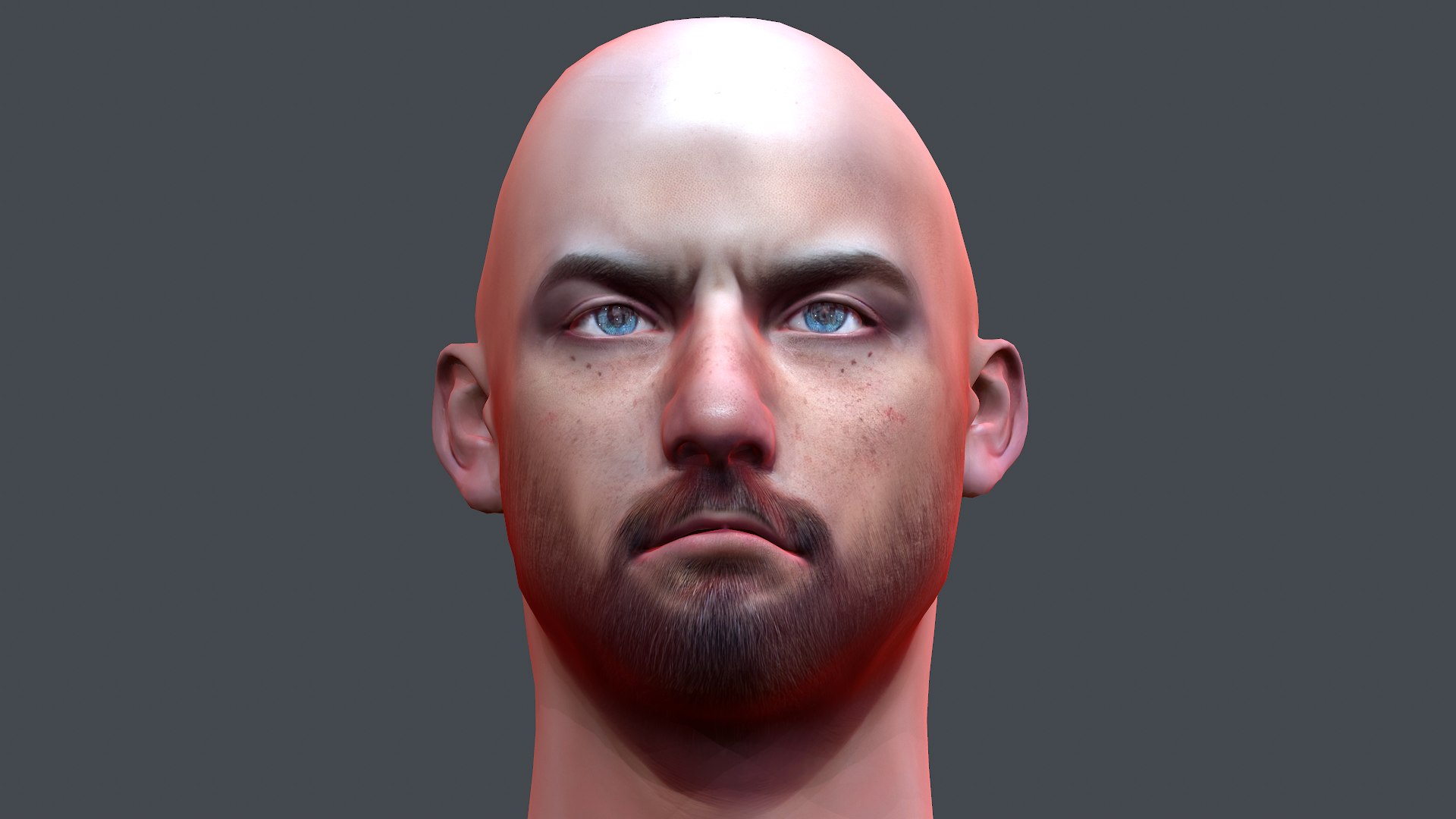 Male head Realistic Perfect Head Low-poly model - TurboSquid 1957161